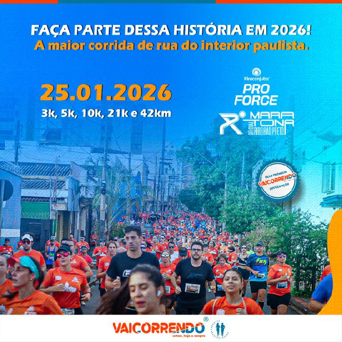MARATONA OFICIAL DE RIBEIRÃO PRETO PIRACANJUBA PROFORCE 2026